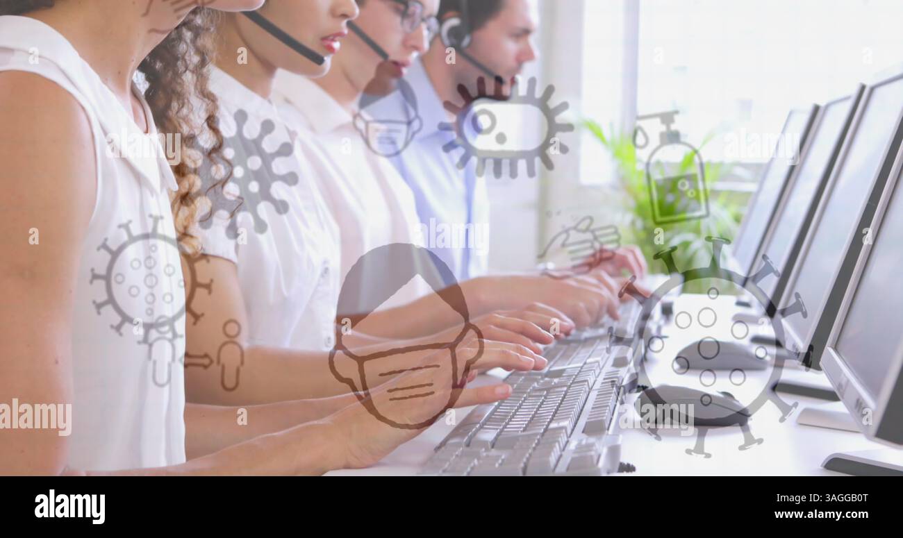 Isolation of headsets hi-res stock photography and images - Alamy