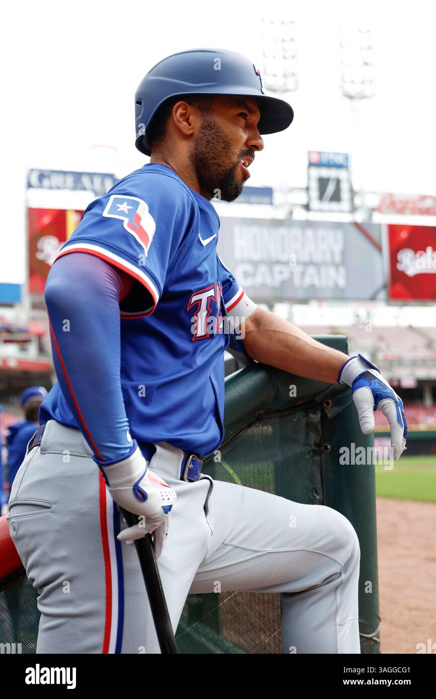 Cincinnati, United States. 02nd Apr, 2025. Marcus Semien #2 of the ...