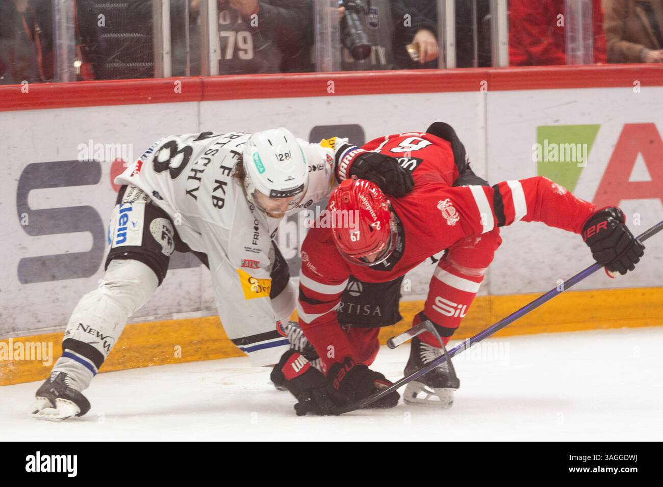 Lausanne Switzerland, 04 08 2025: Christoph Bertschy (offense) of HC ...