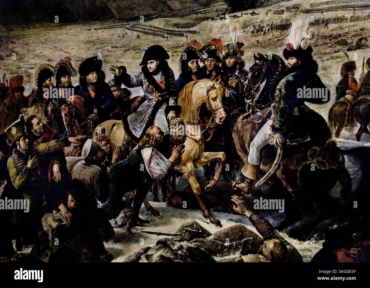 Baron Antoine Jean Gros - Empereur Napoléon sur le champ de bataille ...