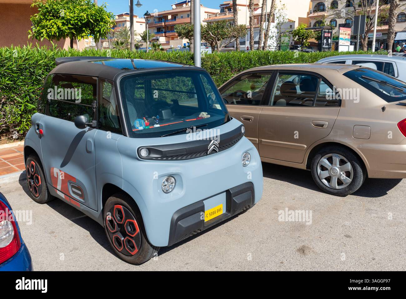 Citroën Ami, ev, electric vehicle in Torrox Costa, Spain Stock Photo - Alamy
