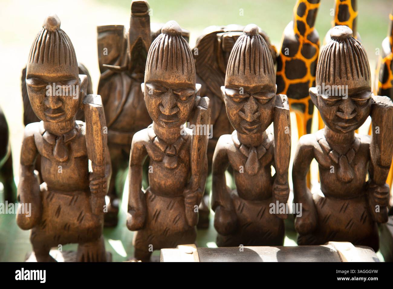 Sculpture of Sango Koso display at the Coronation Ceremony of new ...