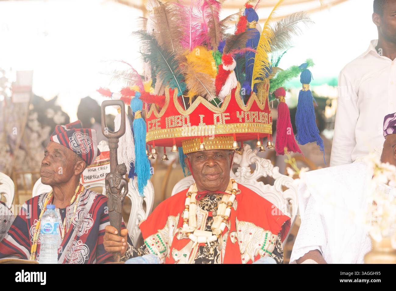Eze Igbo of Yoruba Land, at the Coronation of Alaafin of Oyo Oba ...
