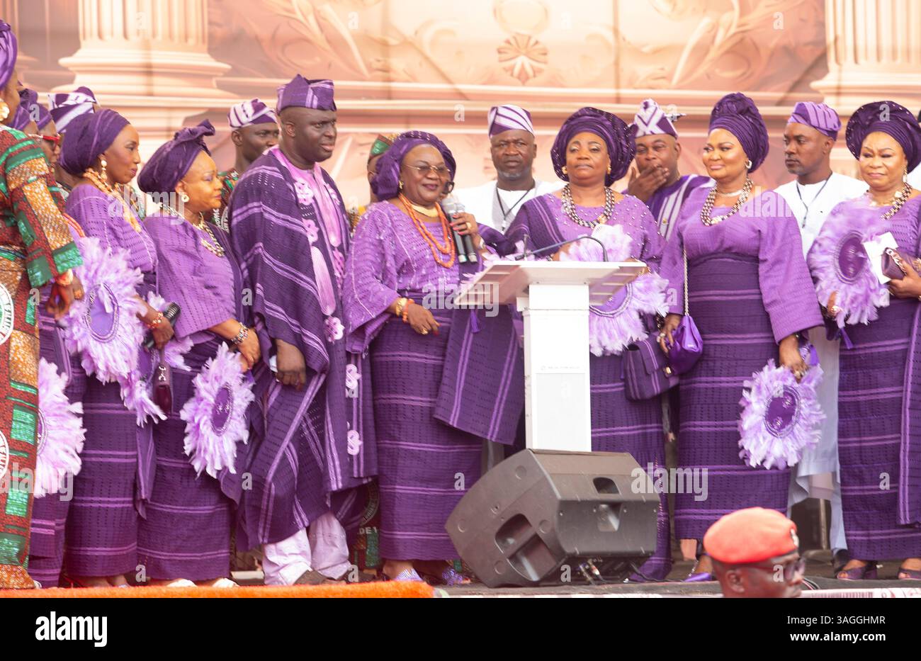 Sons and Daughters of Oyo Kingdom during the Coronation Ceremony of His ...