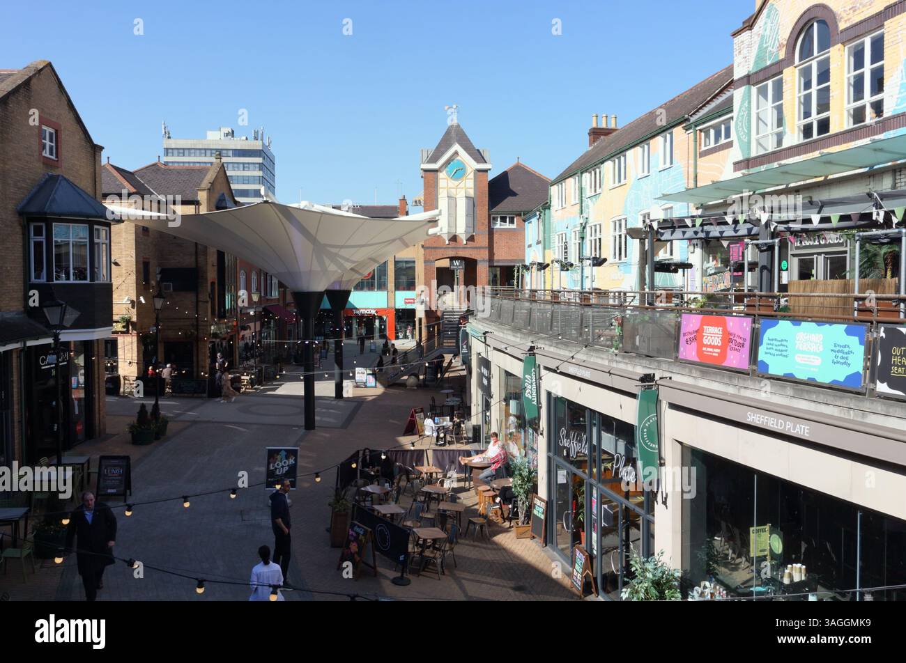 Orchard Square in Sheffield city centre England UK, commercial property ...