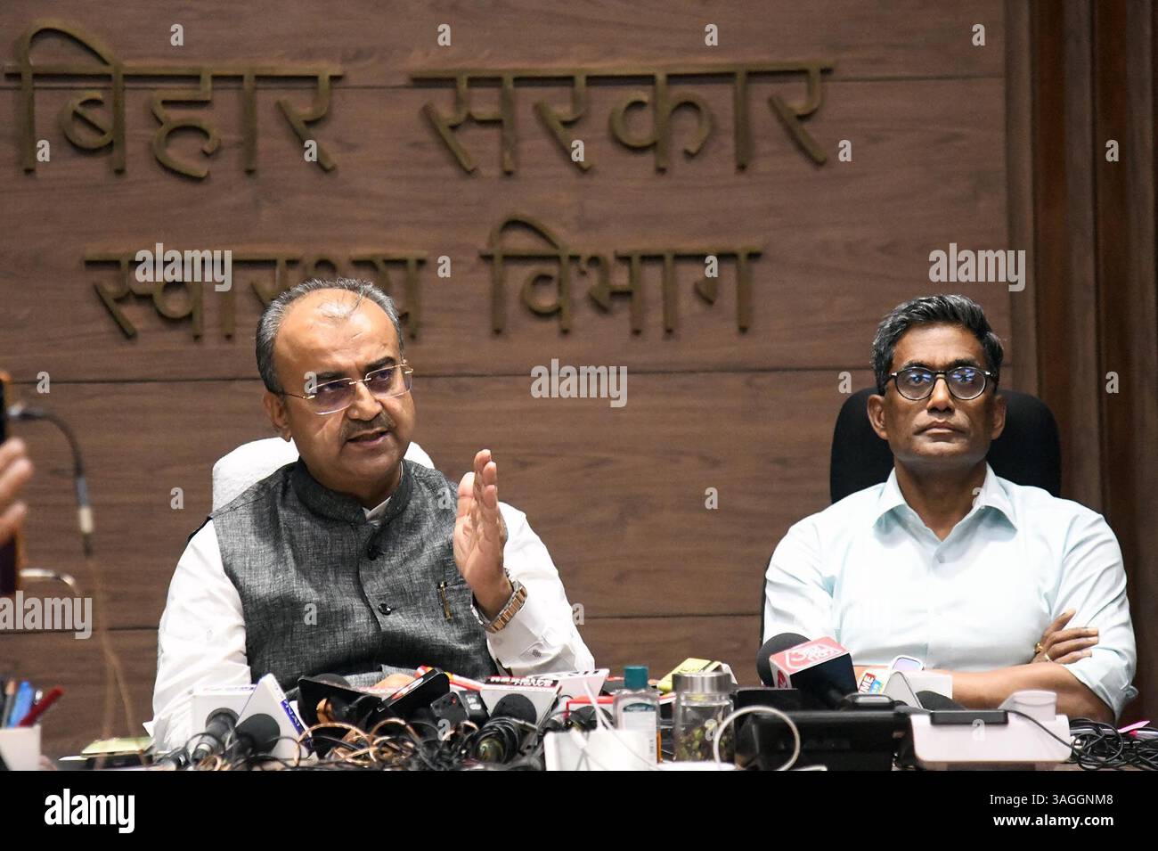 India. 08th Apr, 2025. NEW DELHI, INDIA - APRIL 8: Virendra Sachdeva ...