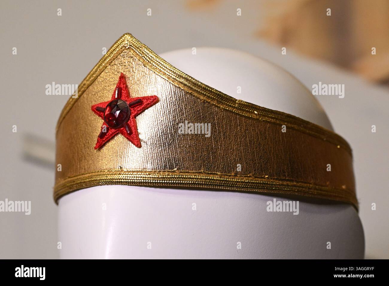 Wonder Woman original Americana uniform bodysuit worn by Lynda Carter ...