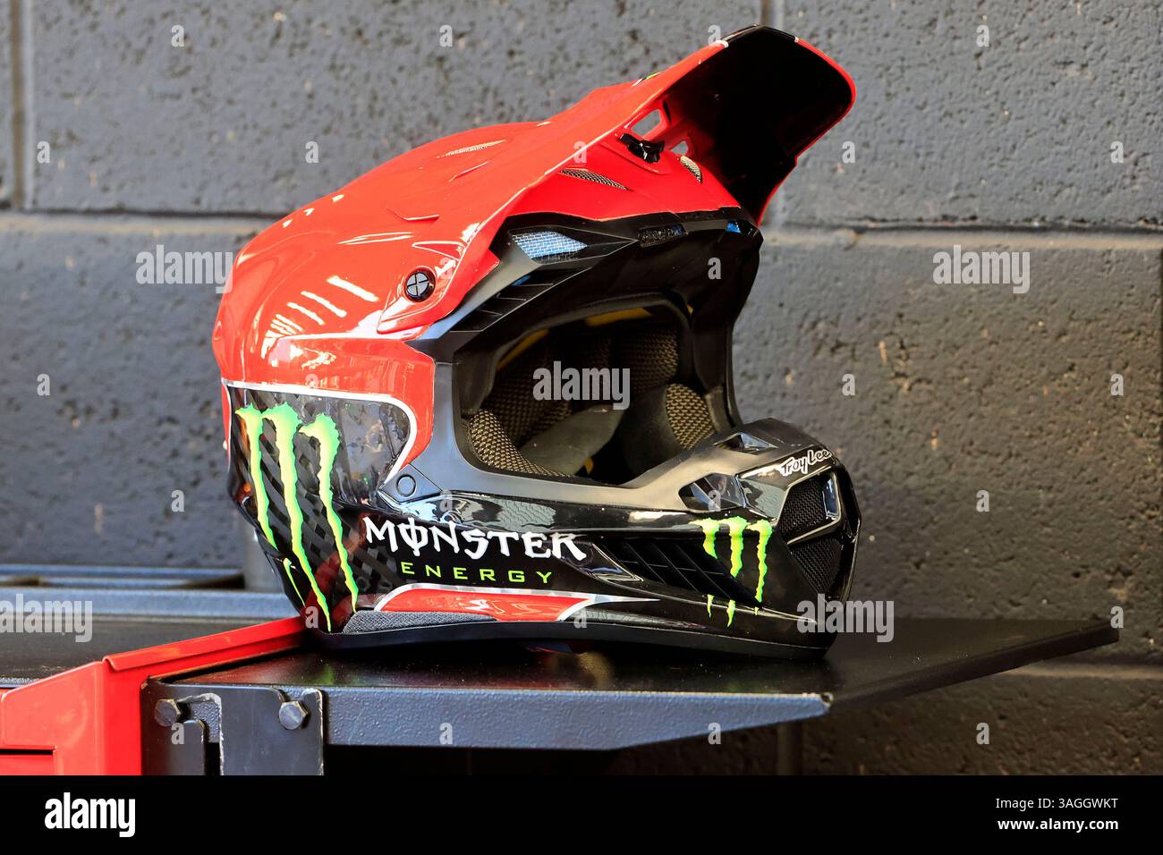 Manchester, UK. 06th Oct, 2020. Monster Speedway Helmet. during the ...