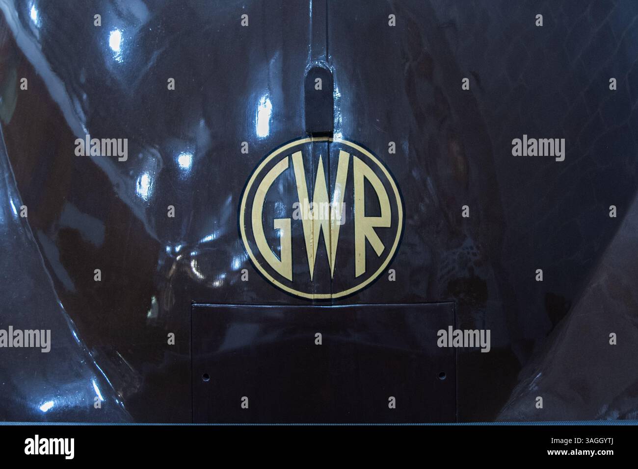 GWR logo on a Diesel Railcar, The Great Hall, National Railway Museum ...