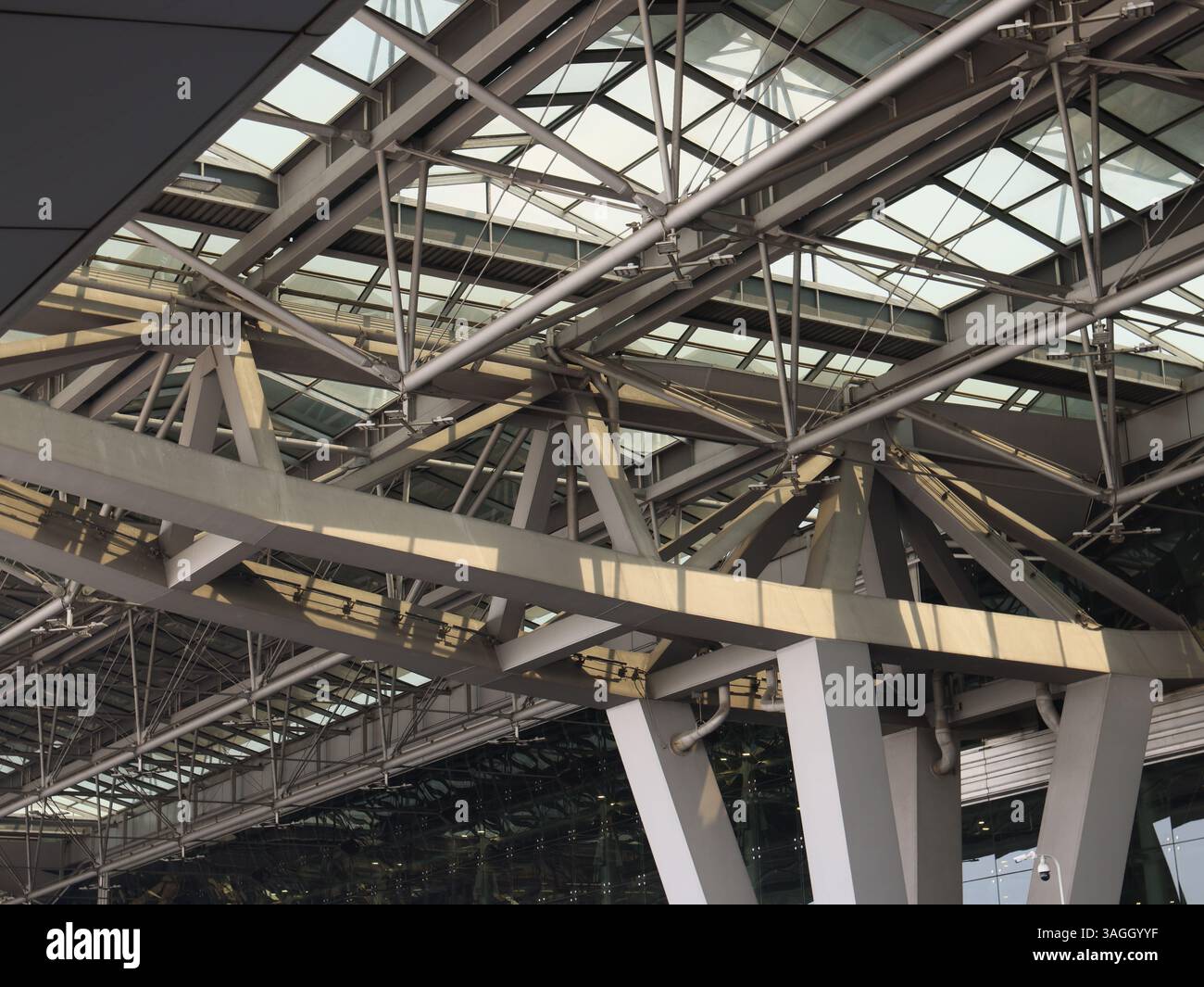 Modern Architectural Design of a Transport Hub emphasizes aesthetics ...