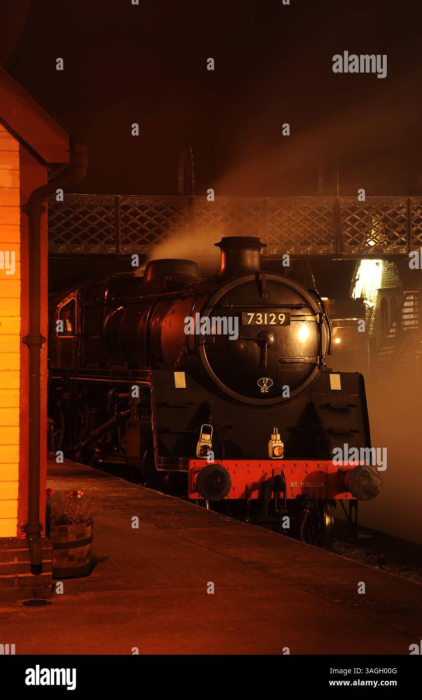 "73129" at Swanwick Junction Stock Photo - Alamy