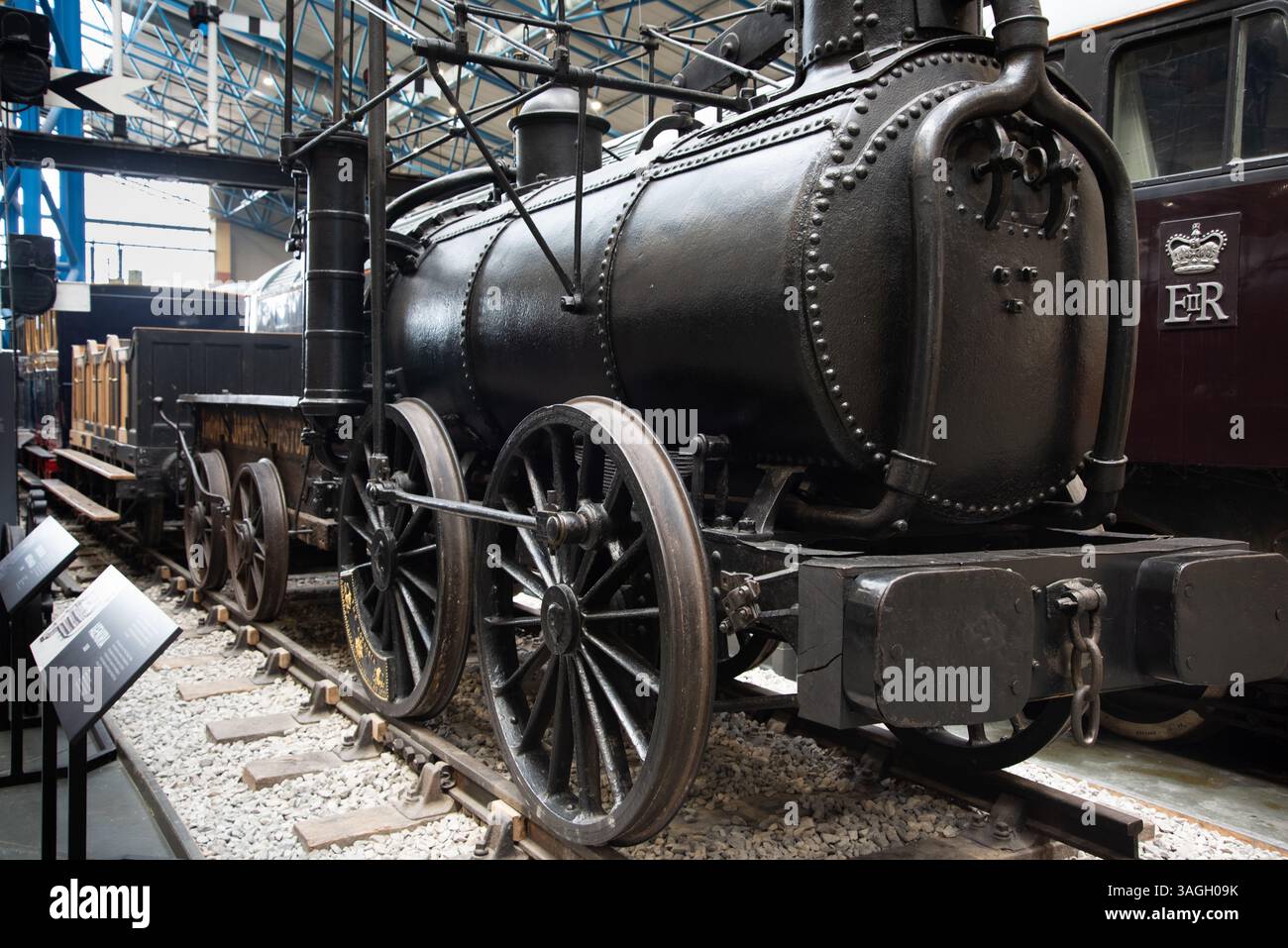 Shutt End Colliery steam locomotive Agenoria built by Foster, Rastrick ...