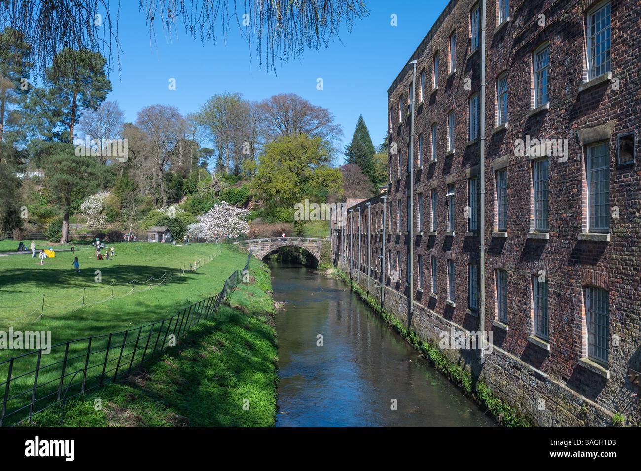 Quarry Bank Mill (also known as Styal Mill) in Styal, Cheshire, England ...