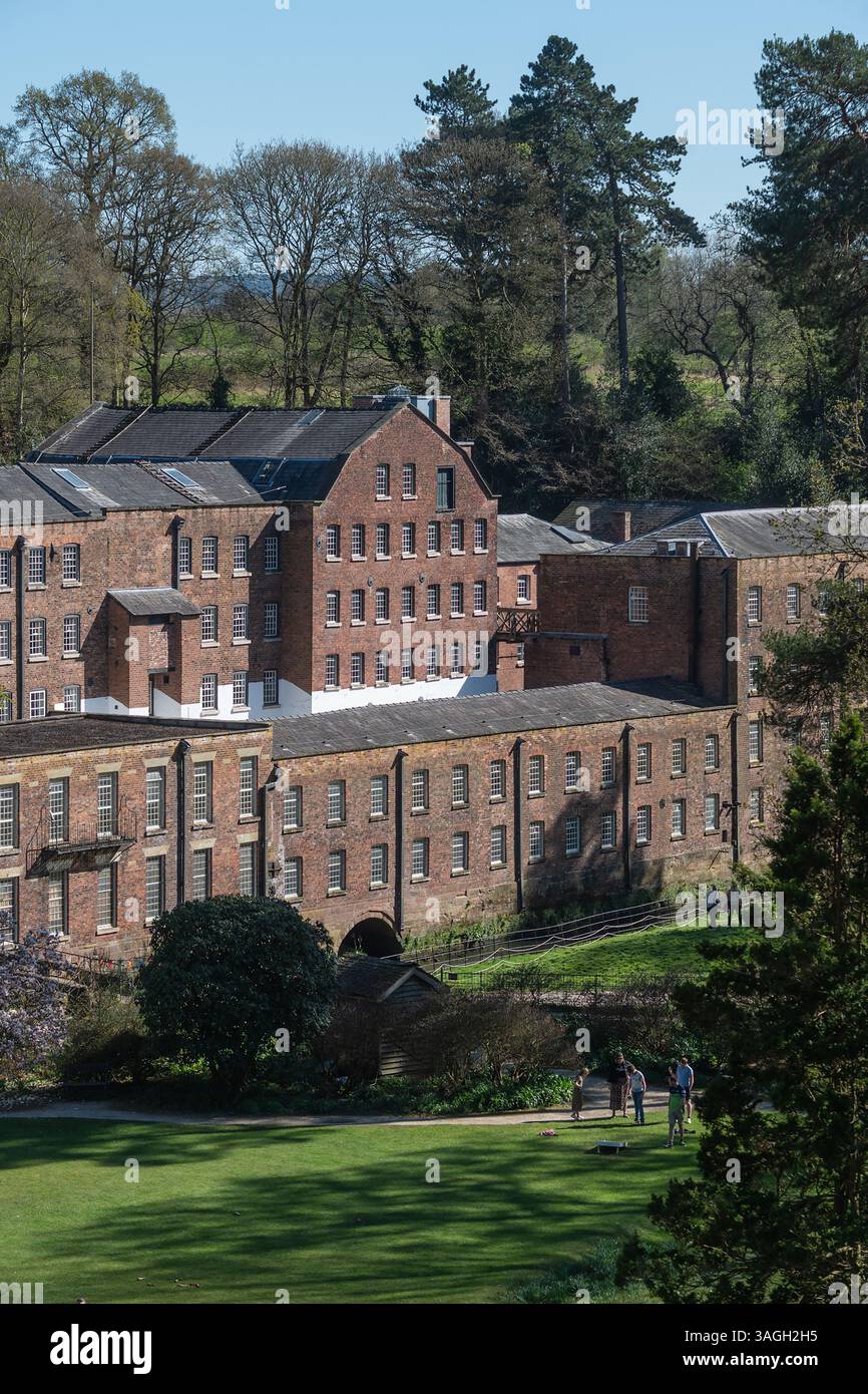 Quarry Bank Mill (also known as Styal Mill) in Styal, Cheshire, England ...