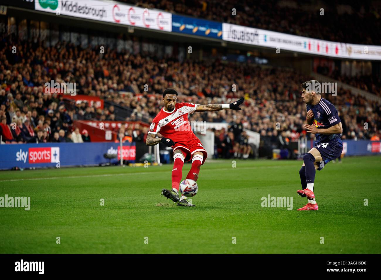 Riverside Stadium, Middlesbrough, UK. 8th Apr, 2025. EFL Championship ...