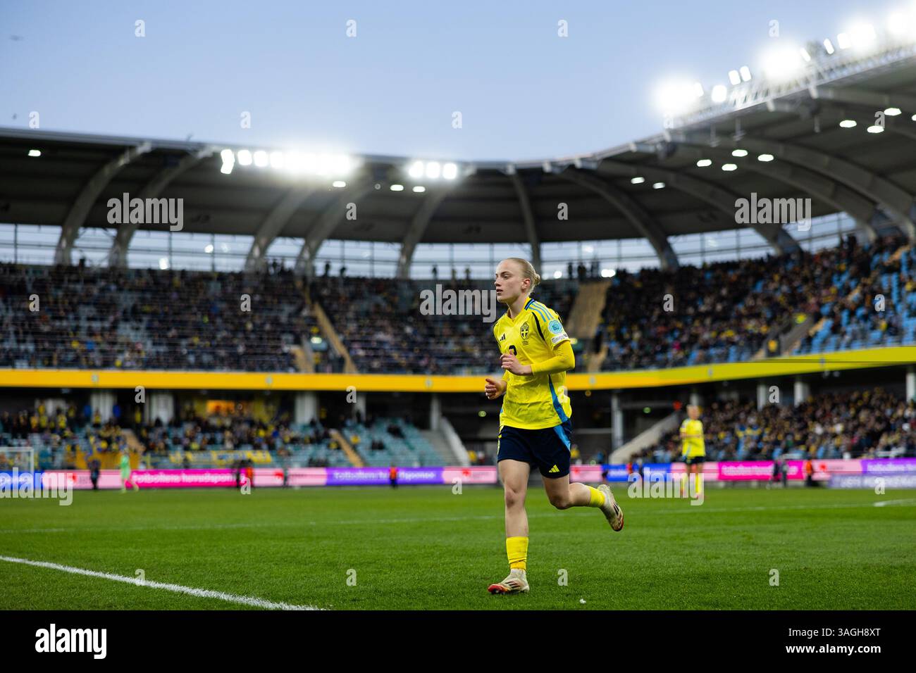 250408 Anna Sandberg of Sweden during the UEFA Women's Nations League ...