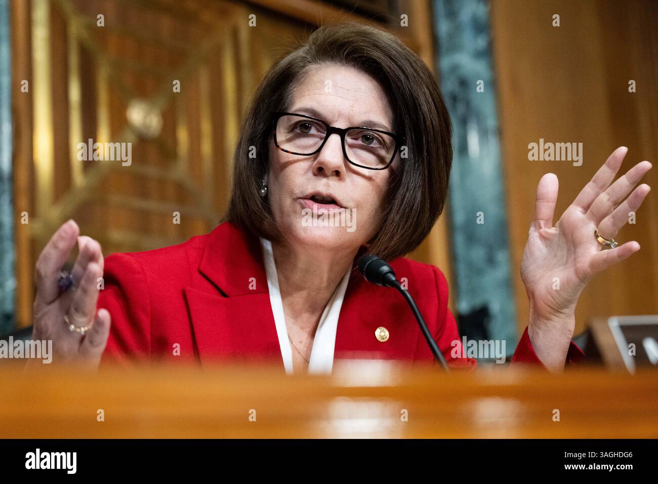 Washington, United States. 08th Apr, 2025. U.S. Senator Catherine ...