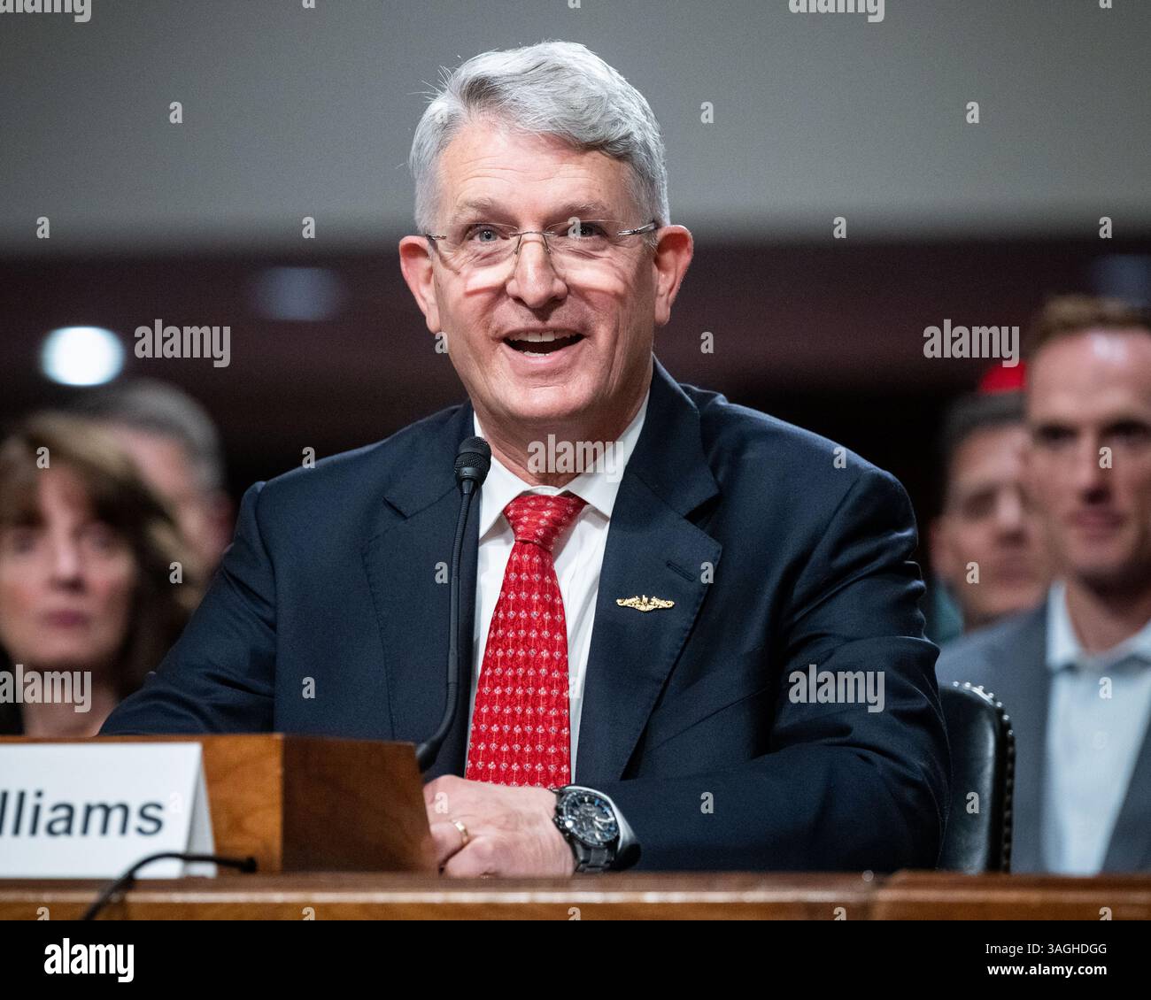 Washington, United States. 08th Apr, 2025. Brandon Williams, nominee to ...