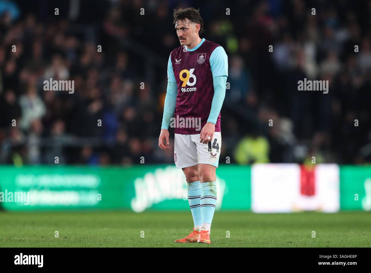 Connor Roberts of Burnley during the Sky Bet Championship match Derby ...