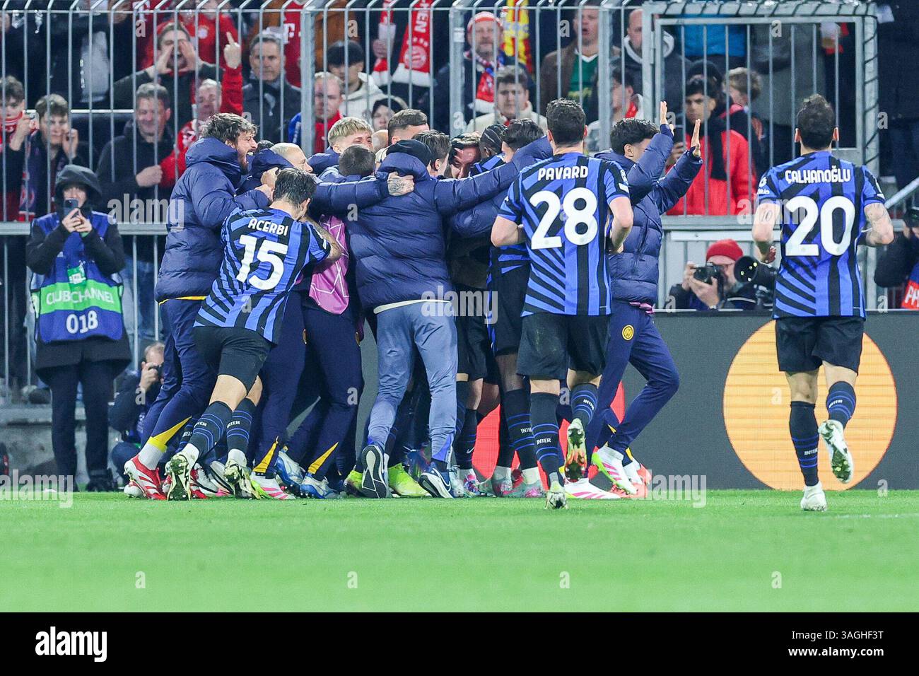 Fussball Champions League Viertelfinale FC Bayern Muenchen - Inter ...