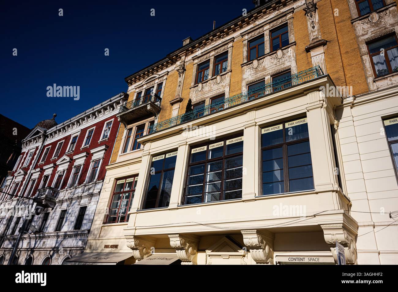 Lviv, Ukraine - April 07, 2025: Classic facades in Lviv Park Avenue ...