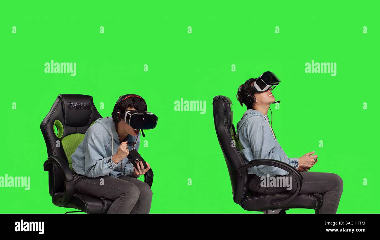 Frustrated gamer losing at video games on mobile phone app, playing ...