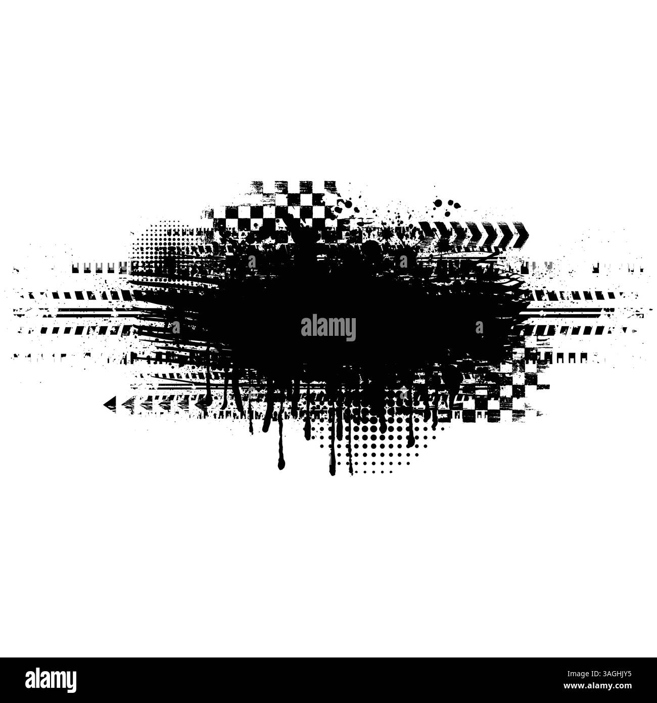 Halftone backgrounds vector set Black and White Stock Photos & Images ...