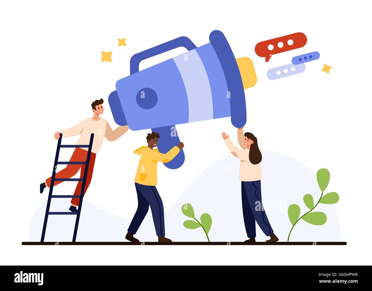 Diverse group of individuals showcasing their collaborative spirit ...