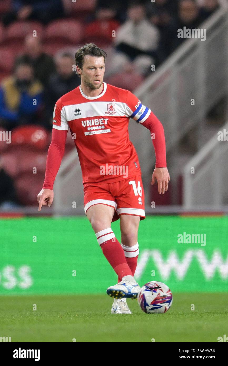 Middlesbrough's Jonathan Howson during the Sky Bet Championship match ...