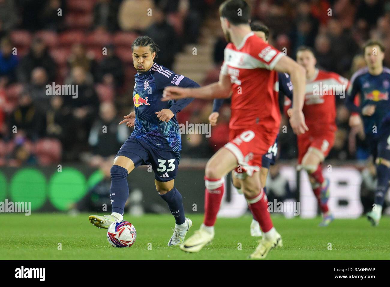 Leeds United's Isaac Schmidt during the Sky Bet Championship match ...