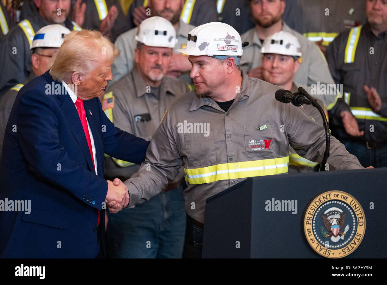 Washington, USA. 08th Apr, 2025. United States President Donald Trump ...