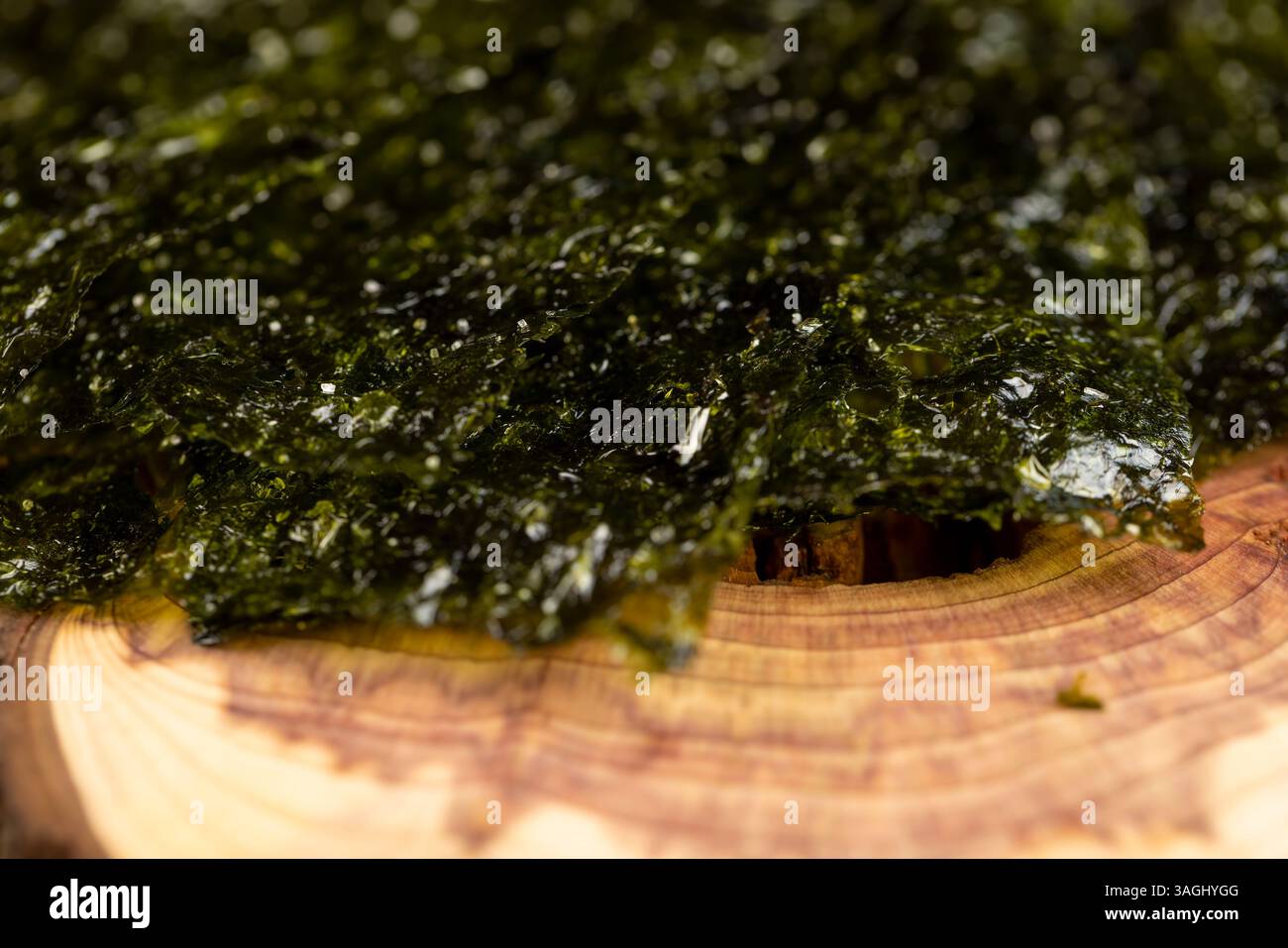 green algae, natural green algae that are used to prepare Japanese ...