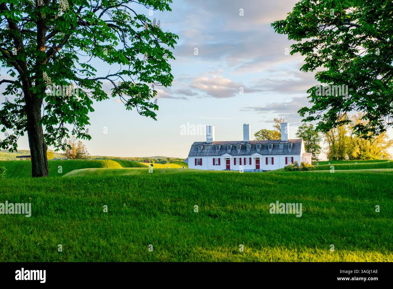 Historic Parks Canada Fort Anne officer's quarters, Annapolis Royal ...