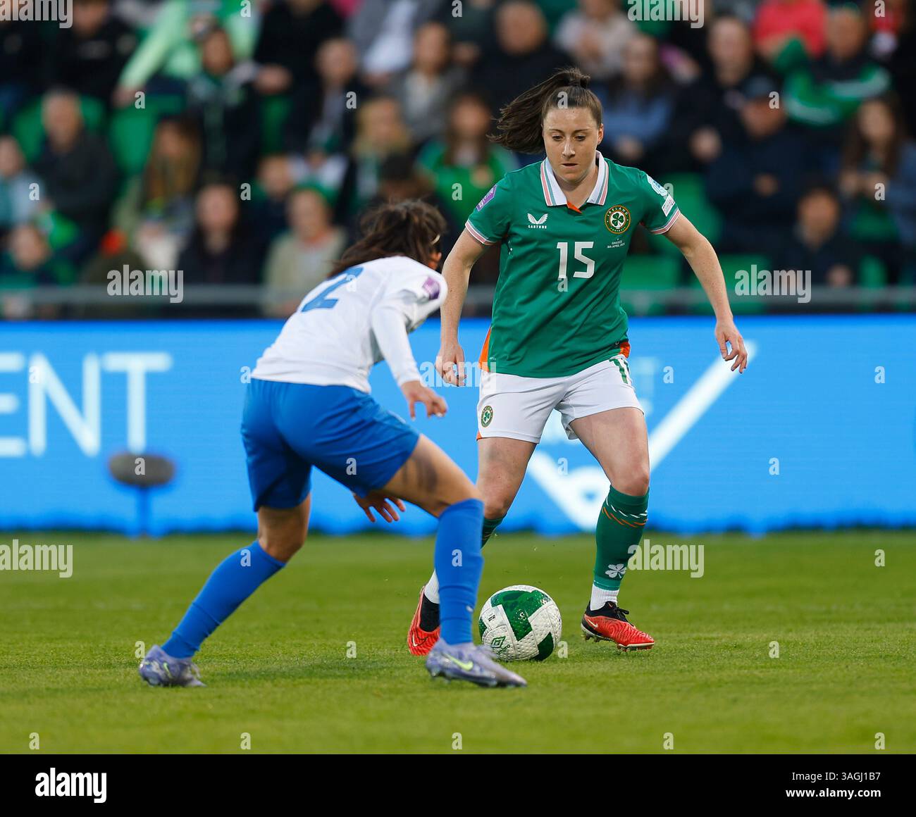 8th April 2025; Tallaght Stadium, Dublin, Ireland: Womens Nations League International Football ...