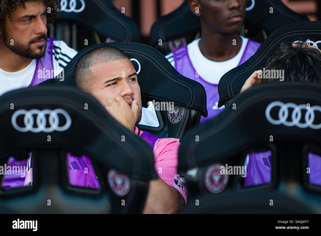 Fort Lauderdale, Florida; USA. Marcelo Weigandt sitted in Inter Miami's ...
