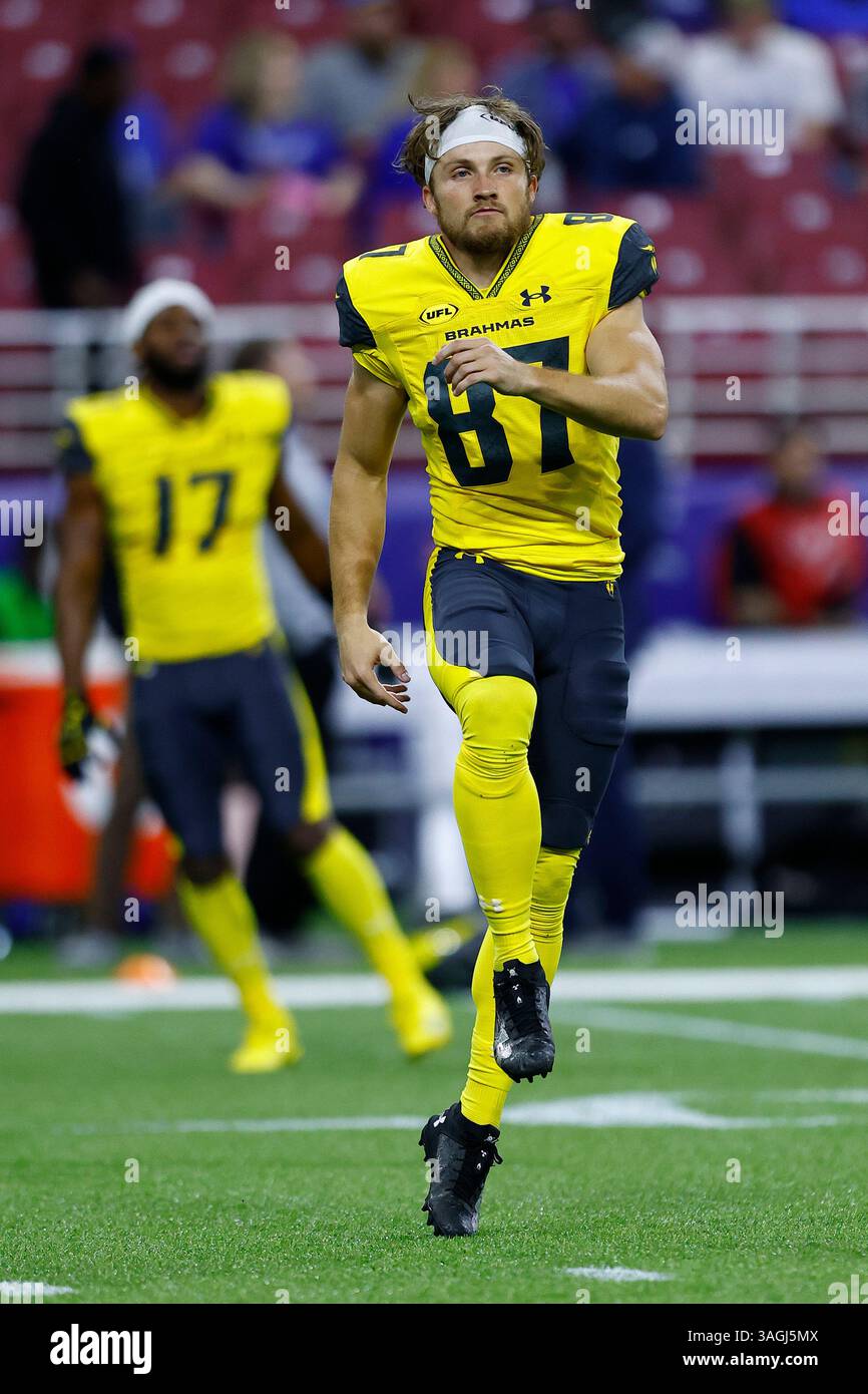 ST. LOUIS, MO - APRIL 06: San Antonio Brahmas wide receiver Mathew ...