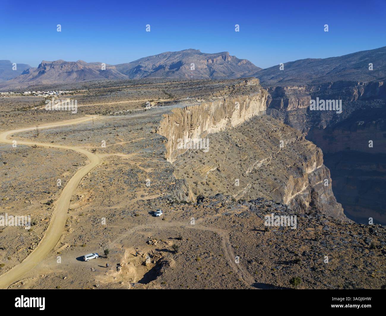 Landscape Oman, Middle East, Jabal Shams, Jebel Shams, Canyon, Wadi ...