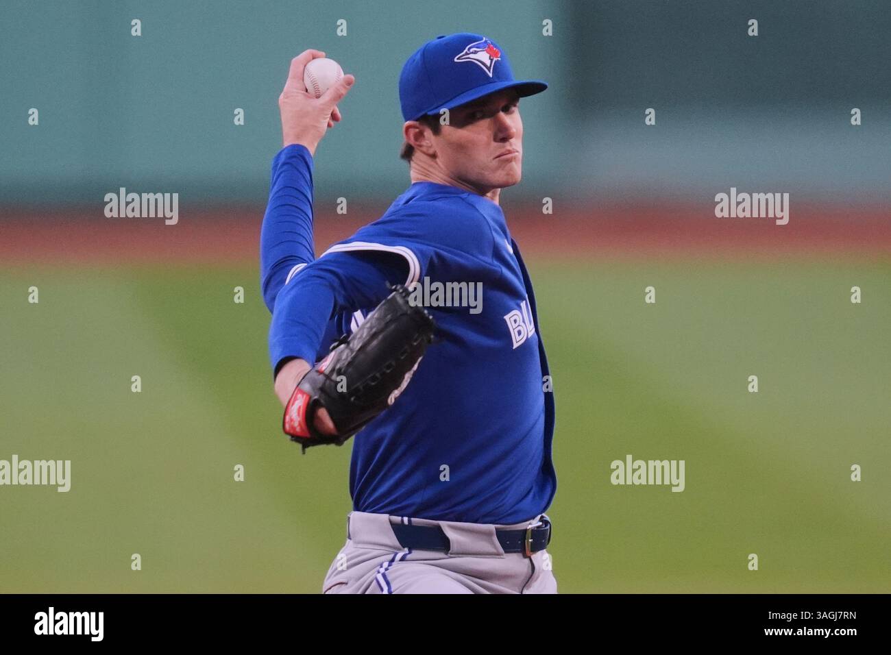 Toronto Blue Jays pitcher Easton Lucas delivers during first inning of ...
