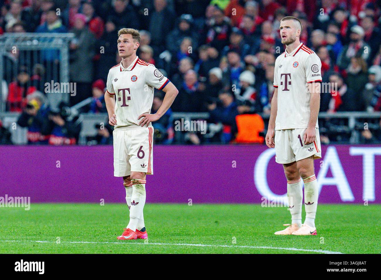 08.04.2025, FC Bayern München vs. Inter Mailand, UEFA Champions League ...