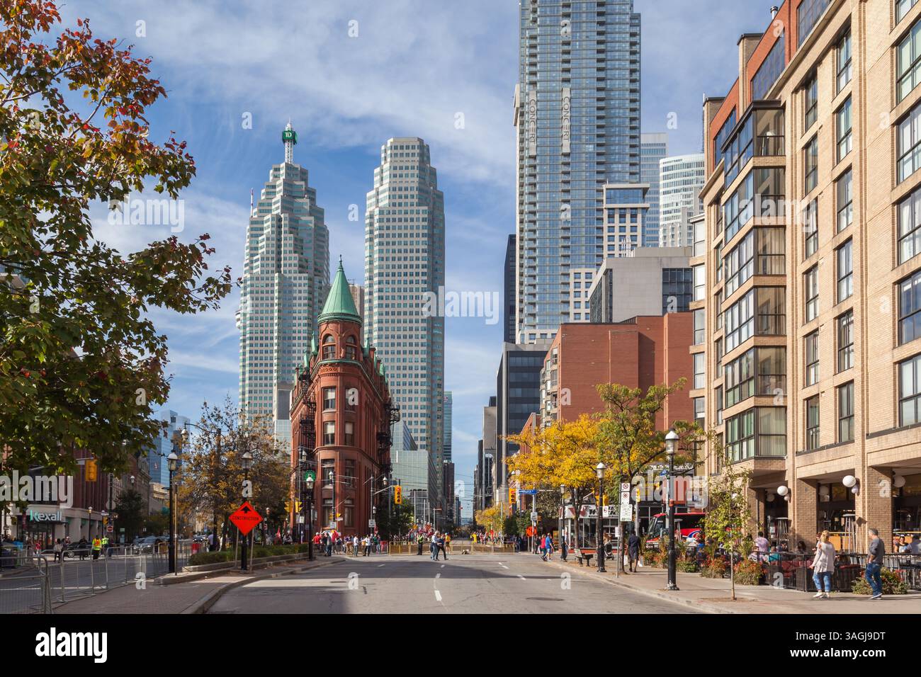 TORONTO, CANADA - OCTOBER 22, 2017: Toronto's Heritage Property - Red ...
