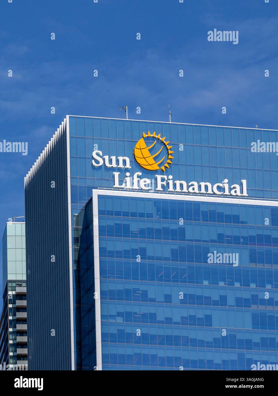 Toronto, Canada - June 19, 2018: Sun Life Financial head office ...
