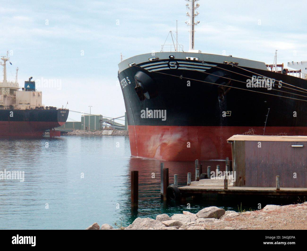 a cargo ship or carrier for transportation and mobility in the water ...