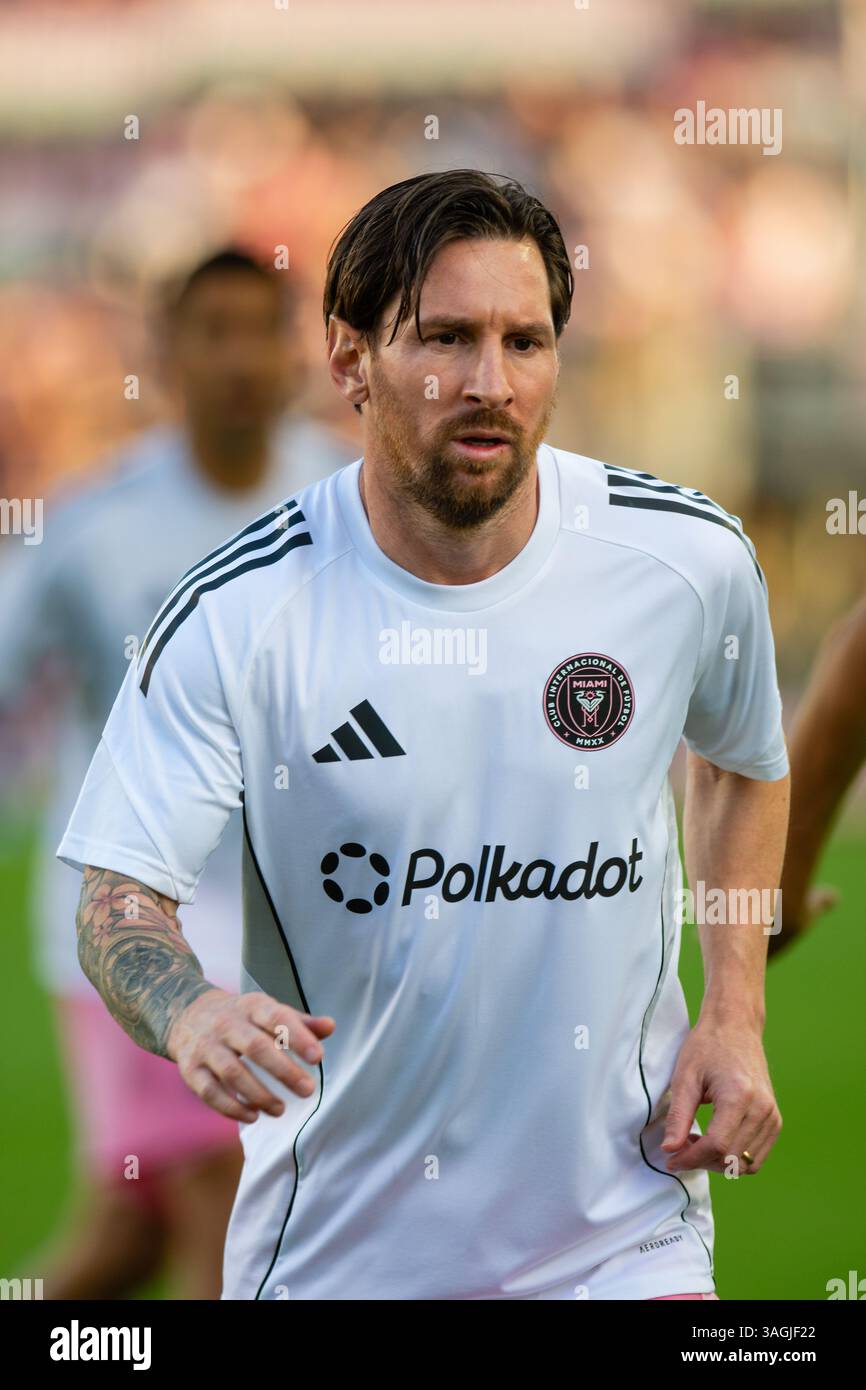 Fort Lauderdale, Florida; USA. Argentine legend and captain Lionel ...