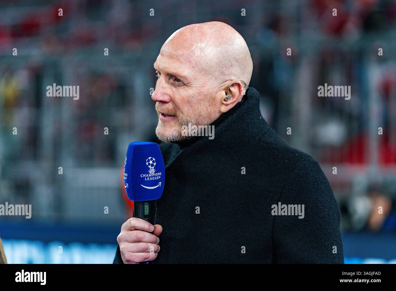 08.04.2025, FC Bayern München vs. Inter Mailand, UEFA Champions League ...