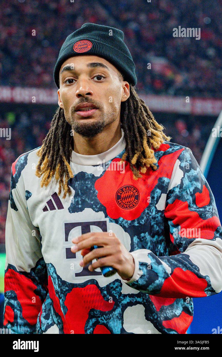 08.04.2025, FC Bayern München vs. Inter Mailand, UEFA Champions League ...