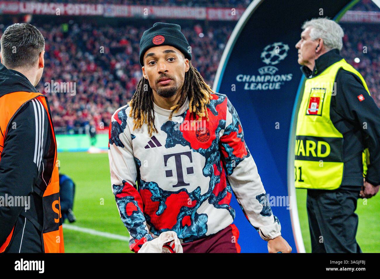 08.04.2025, FC Bayern München vs. Inter Mailand, UEFA Champions League ...