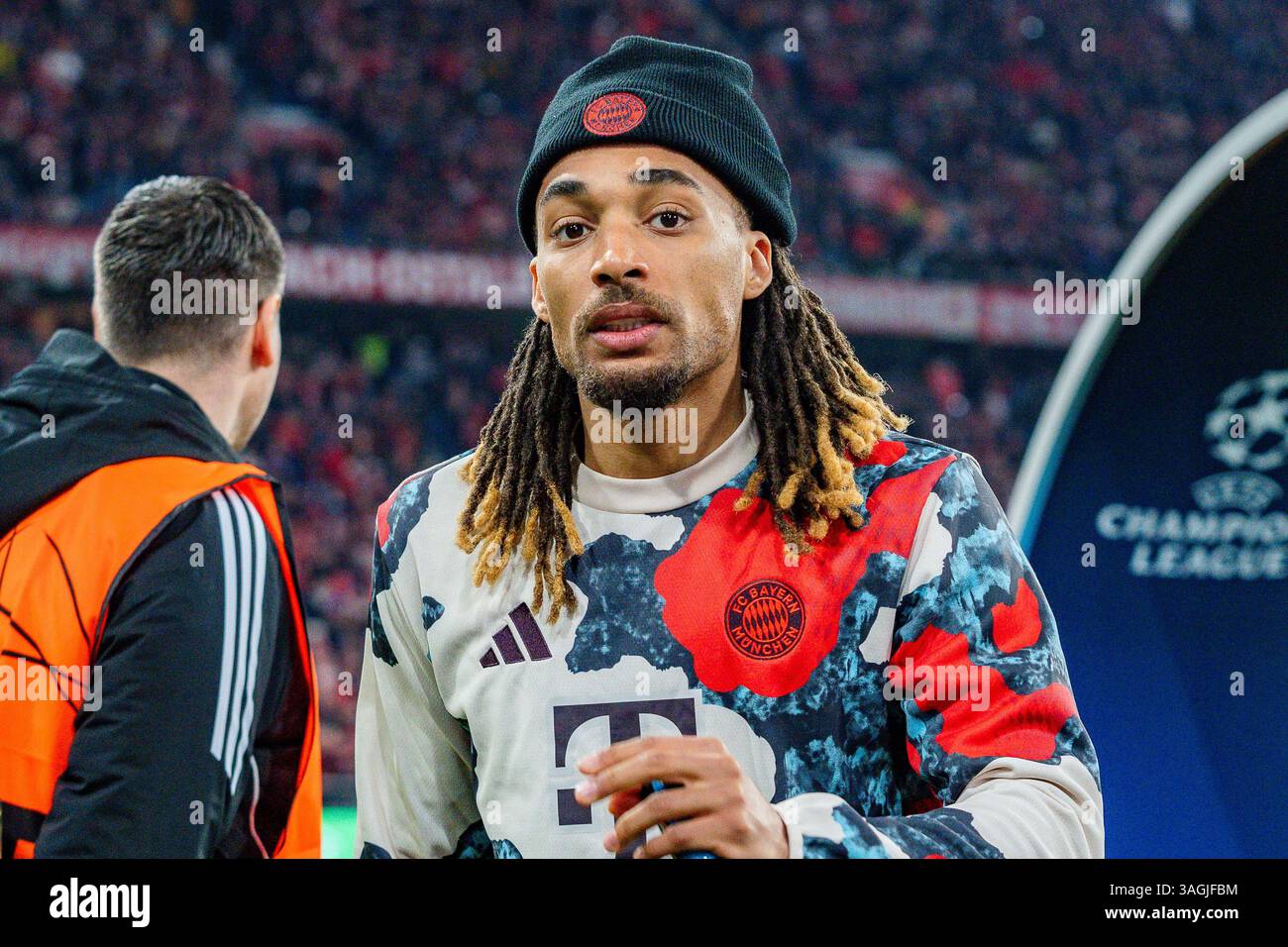 08.04.2025, FC Bayern München vs. Inter Mailand, UEFA Champions League, Viertelfinale-Hinspiel ...