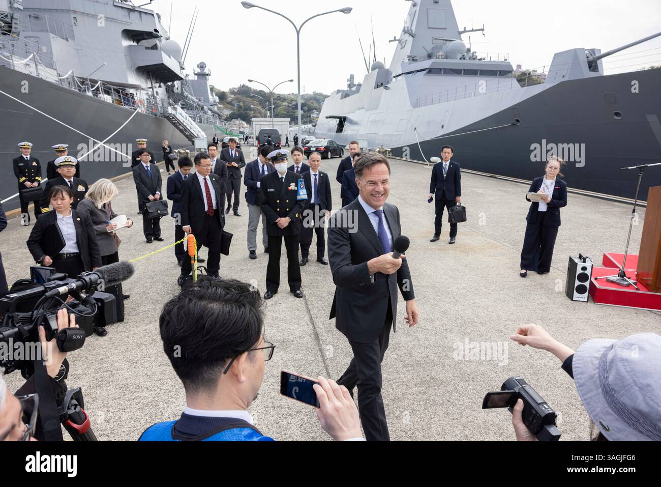 NATO Secretary General Mark Rutte answers questions from journalists ...