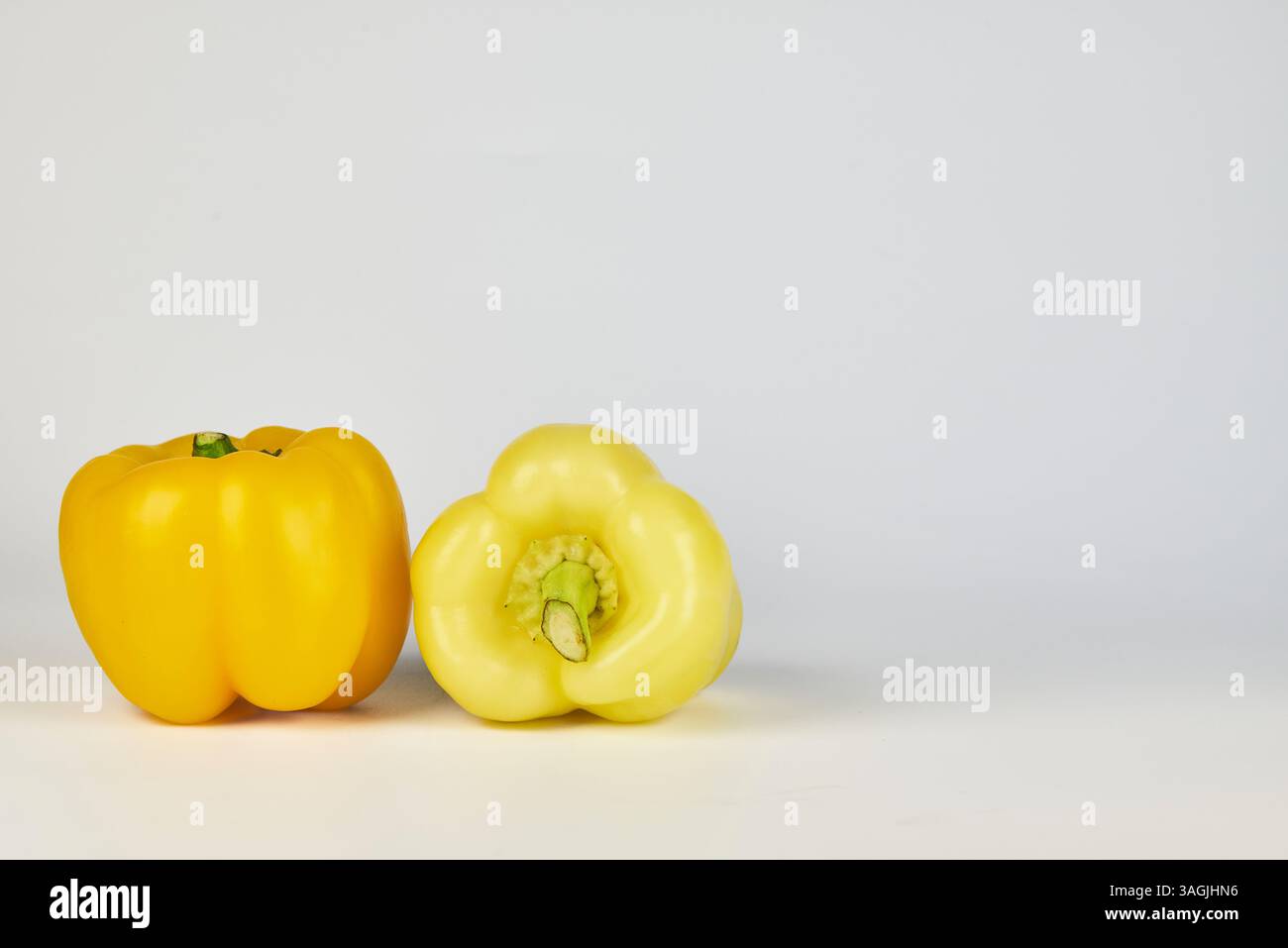 Diverse and colorful variety of bell peppers found naturally in the ...