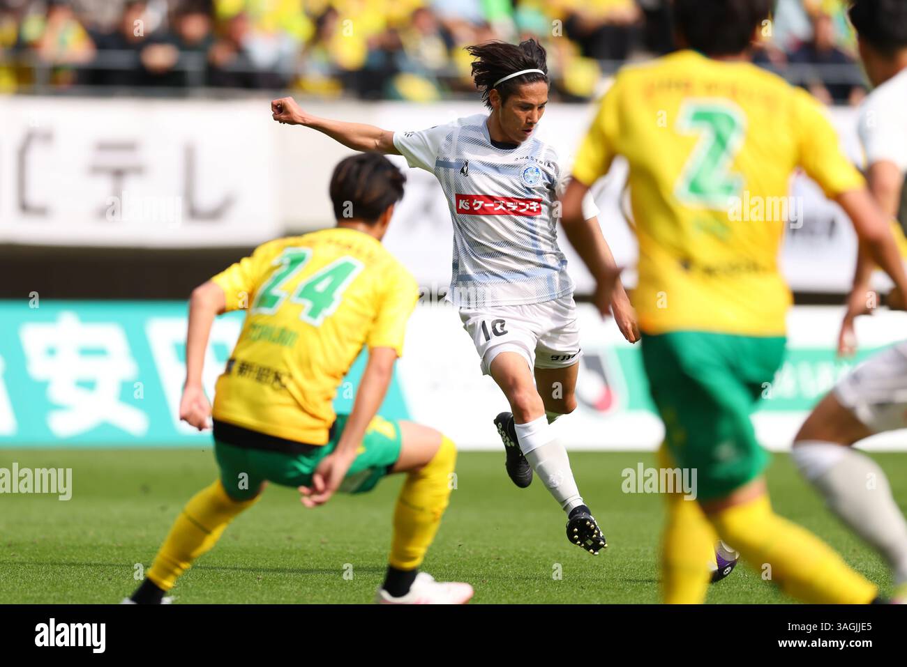 Fukuda Denshi Arena, Chiba, Japan. 5th Apr, 2025. Ryosuke Maeda (Hollyhock), APRIL 5, 2025 ...